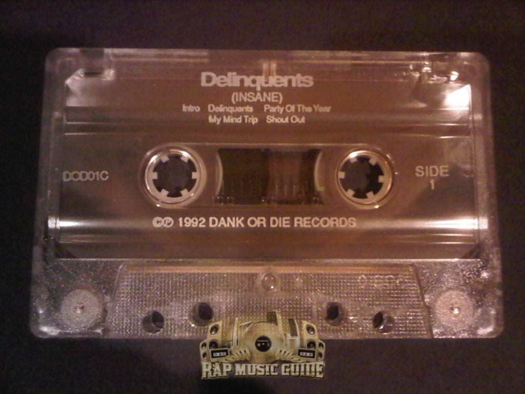 Delinquents - Insane: Cassette Tape | Rap Music Guide